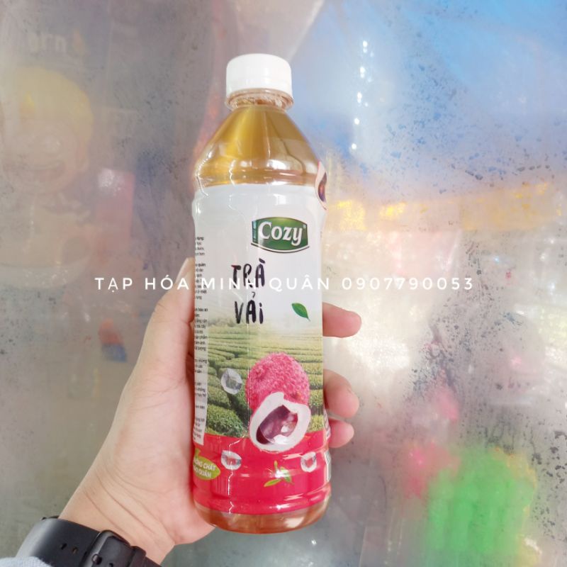 [ LỐC 6 CHAI] TRÀ COZY CHAI 455ML TẮC MẬT ONG/ TRÀ VẢI/ ĐÀO SẢ/OLONG ...