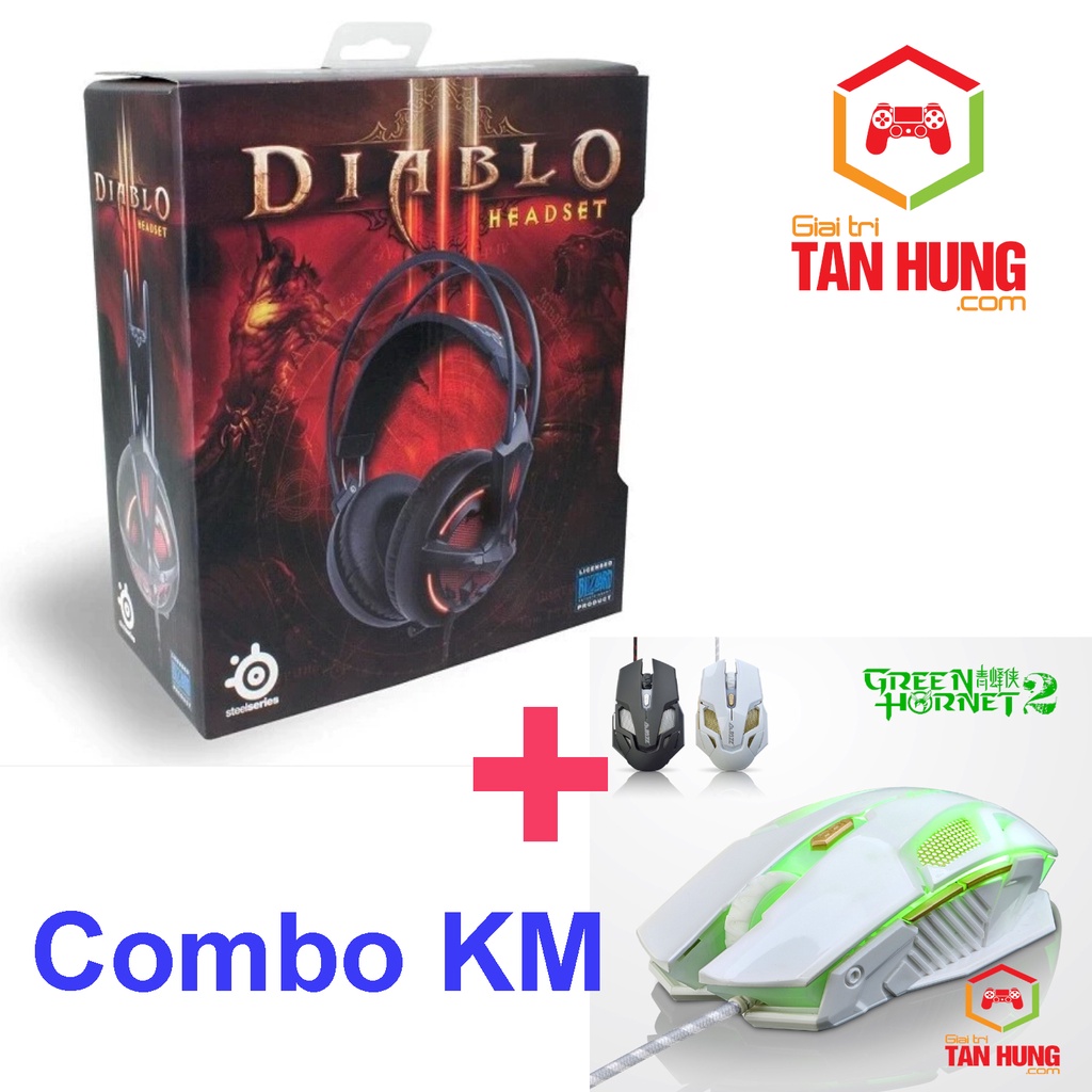 Tai nghe Gaming Steelseries Diablo 3 Limited Edition Sale Tặng Chuột ...