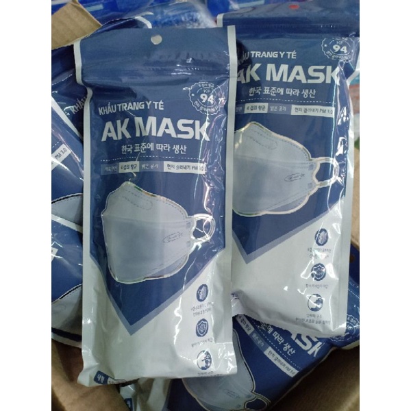Khẩu trang AK Mask KF94 - 4 Lớp Kháng khuẩn Công nghệ Hàn Quốc | Shopee ...