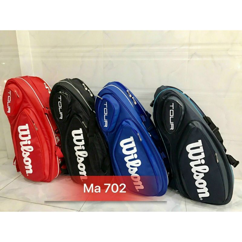 túi wilson đựng vợt tennis 2 ngăn cao cấp | Shopee Việt Nam