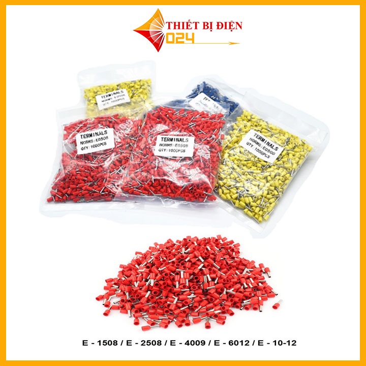 Đầu cos kim rỗng, cos kim rỗng, đầu cos kim, kim thông gói 1000 chiếc ...