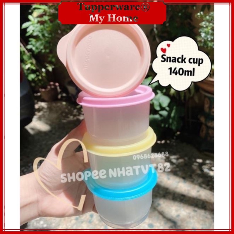 hộp BQTP Snack cup 140 ml tupperware (1 hộp) | Shopee Việt Nam