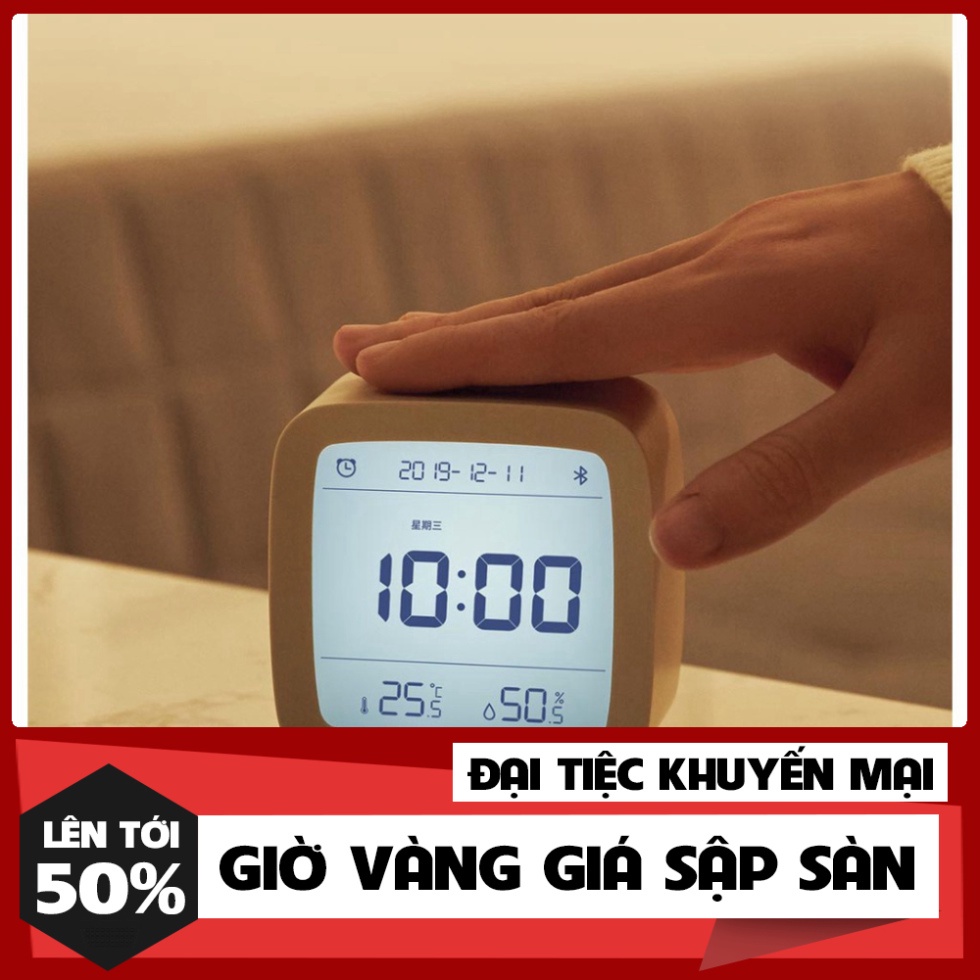 SỐ LƯỢNG CÓ HẠN Đồng hồ nhiệt ẩm kế Xiaomi Qingping - Đồng hồ báo thức ...