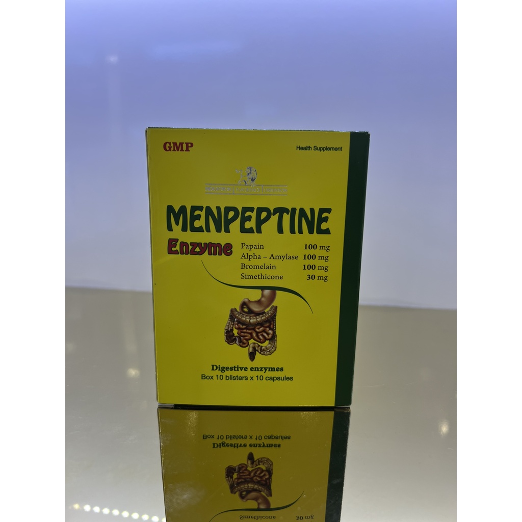 MENPEPTINE ENZYM BỔ SUNG ENZYM TIÊU HÓA CHO CƠ THỂ, CẢI THIỆN CÁC TRIỆU ...