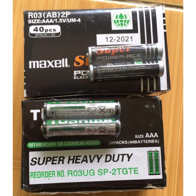 Pin 3A hiệu Toshiba/ Maxell (1 cặp) | Shopee Việt Nam