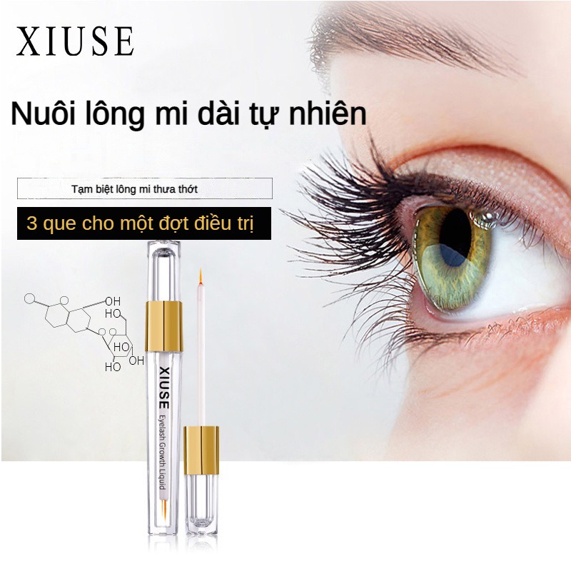 Dung Dịch Kích Thích Lông Mi Mọc Đen Dày Và Dài Tự Nhiên Không Gây Kích Ứng XIUSE 3ml | Shopee ...