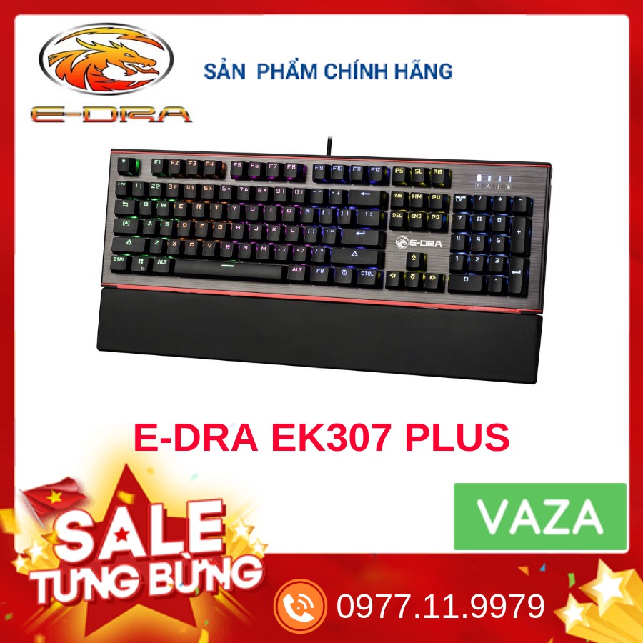 [HÀNG CHÍNH HÃNG] BÀN PHÍM CƠ E-DRA EK307 PLUS CHỐNG NƯỚC FULL PHÍM ...