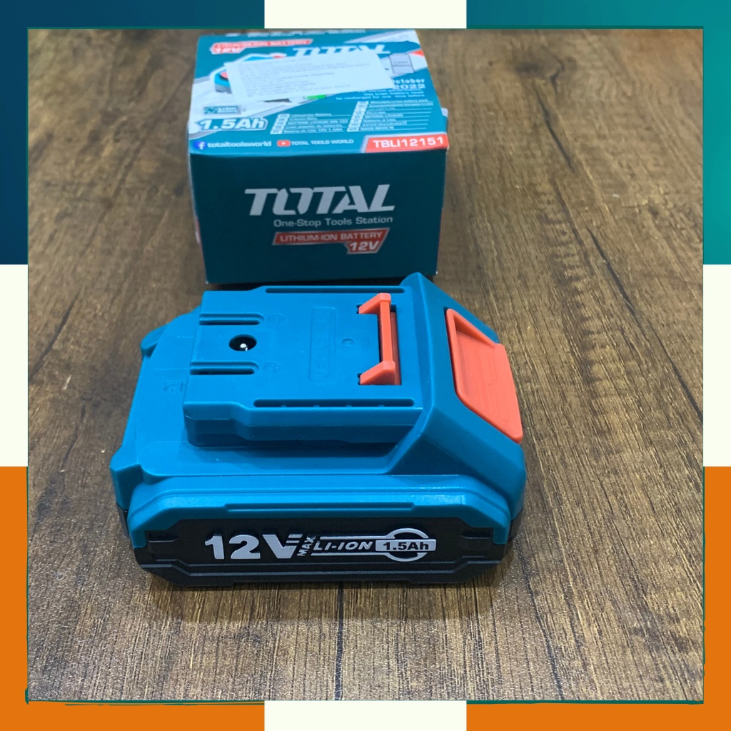 [HÀNG CHÍNH HÃNG MỚI 100%] 12V/1.5Ah PIN Lithium-Ion TOTAL TBLI12151 ...