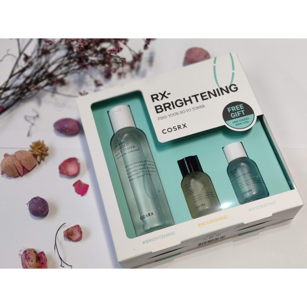 Bộ nước hoa hồng COSRX RX-Brightening Toner set | Shopee Việt Nam