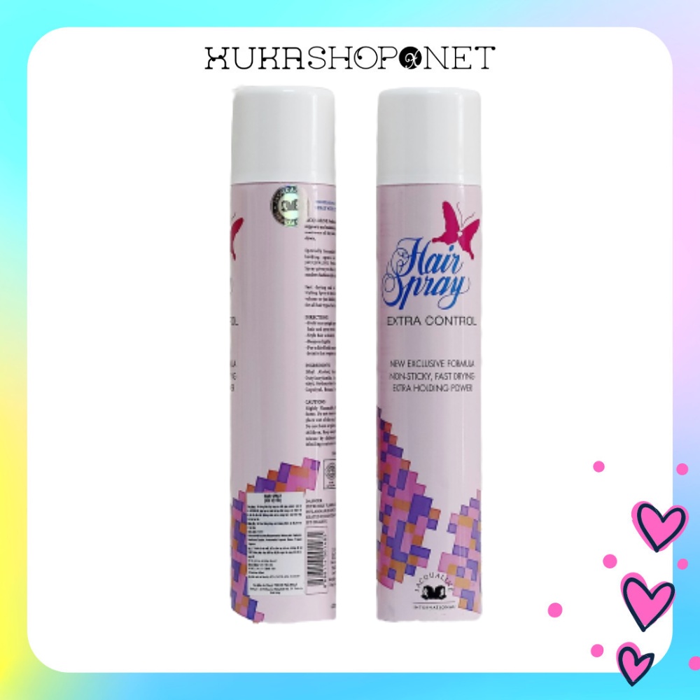 Keo xịt tóc Con Bướm Hair Spray Extra Control Jacqualine 420ml | Shopee Việt Nam
