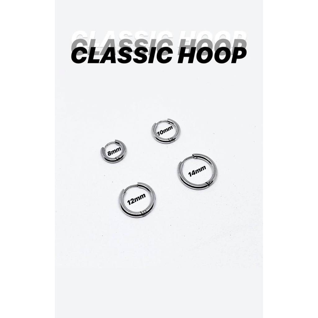Khuyên tai - Classic Hoop Earring | Shopee Việt Nam