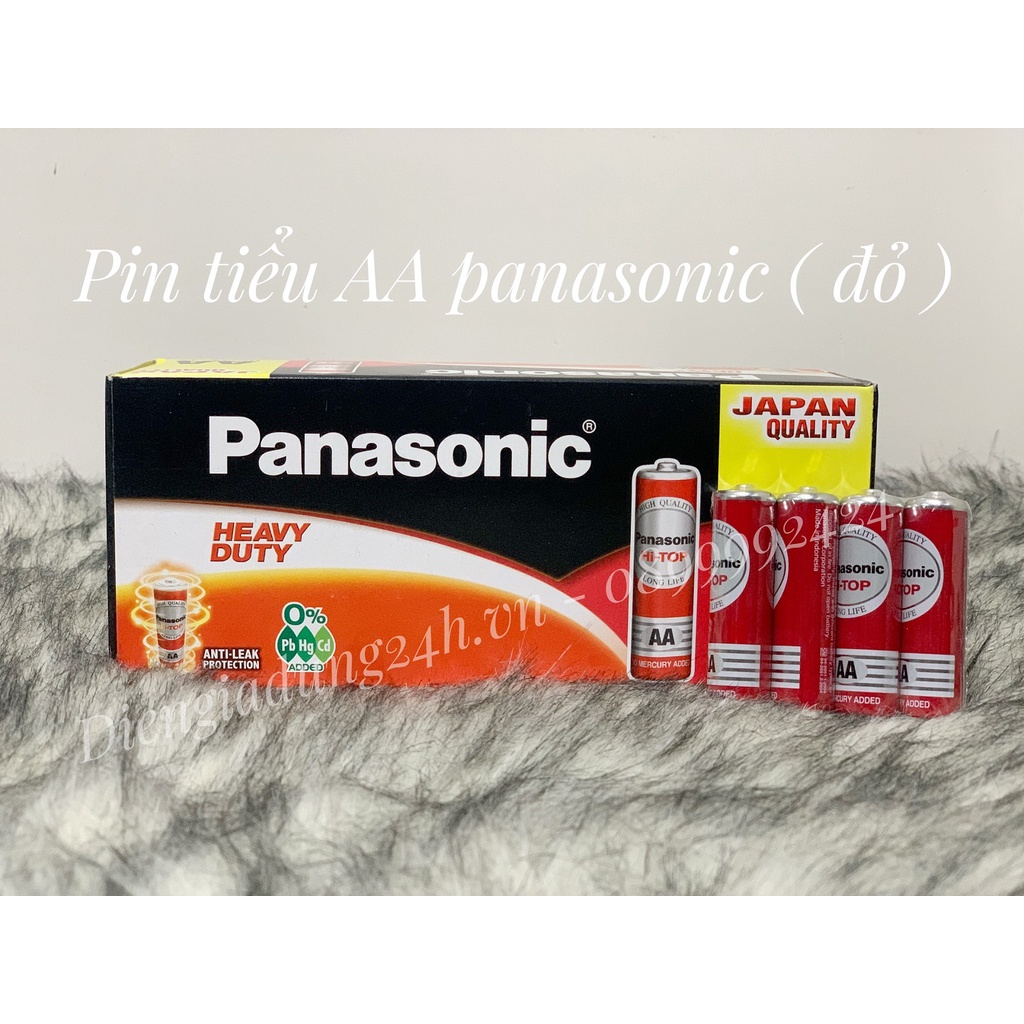 Pin tiểu AA Panasonic ( đỏ ) | Shopee Việt Nam