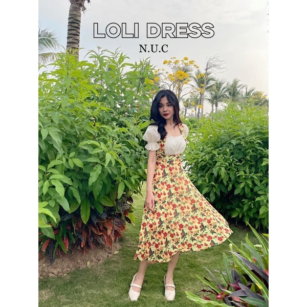Váy tiểu thư cổ tích có hoa LoLiDress | Shopee Việt Nam