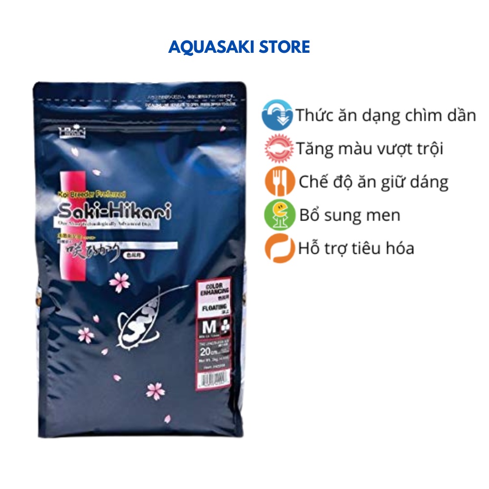 Cám cho cá koi tăng màu SAKI-HIKARI COLOR ENHANCING 2kg/5kg | Shopee Việt Nam