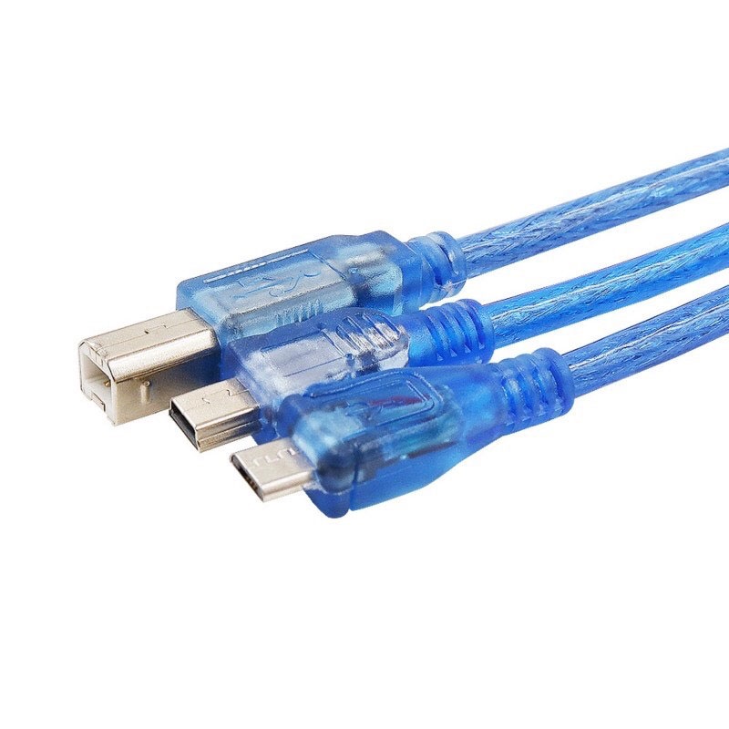 Cáp USB Nano Mini / Cáp USB Micro / Cáp USB Vuông (30cm) cho Arduino ...