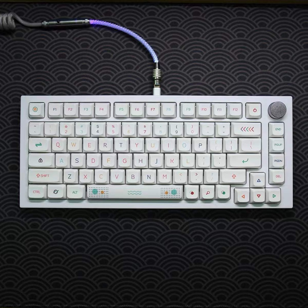 Keycaps Thái pbt keycaps Neon / Matcha / Kon momo chủ đề 68 / 84 / 96 ...