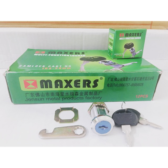 Ổ khoá tủ, khoá cốp xanh MAXERS 103-28mm | Shopee Việt Nam