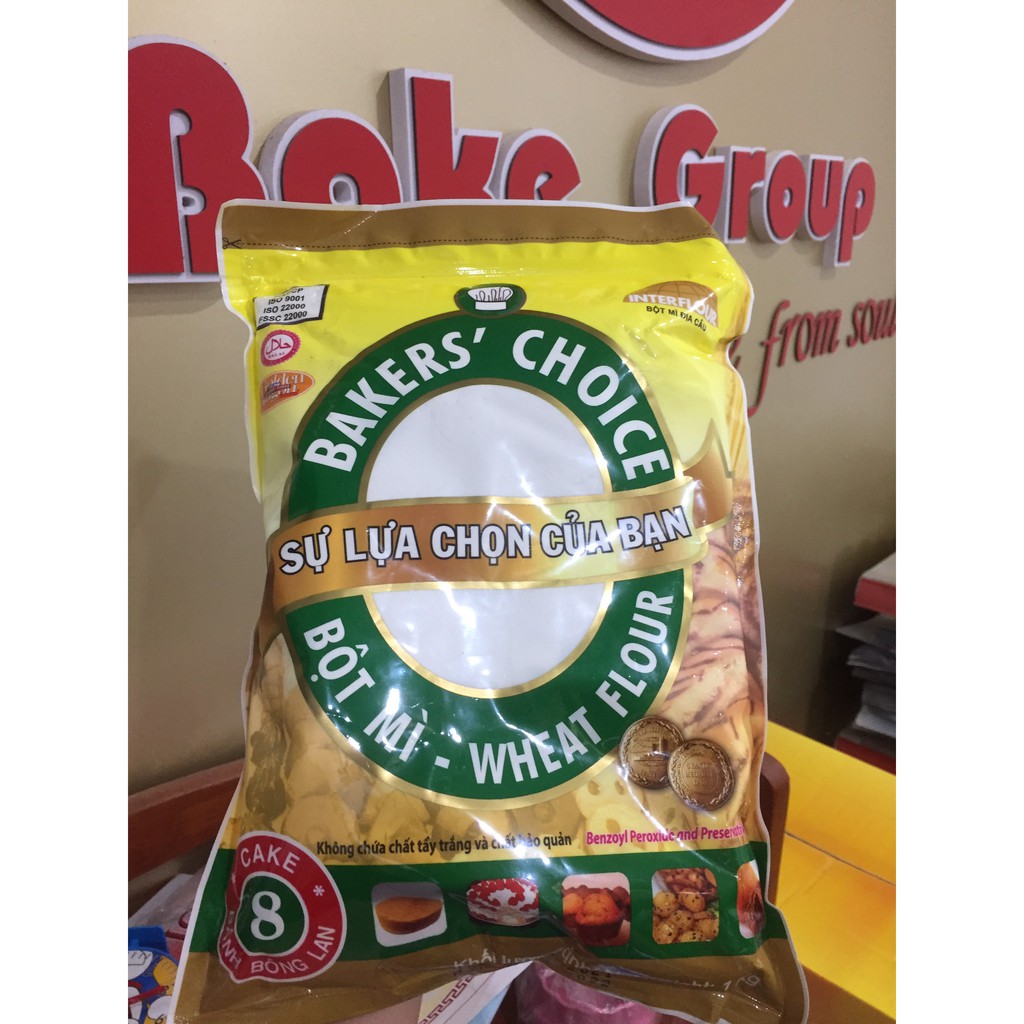 Bột Baker's Choice Số 8 ( Bột Mì Làm Bánh Bông Lan ) - 1kg/ 1 gói ...