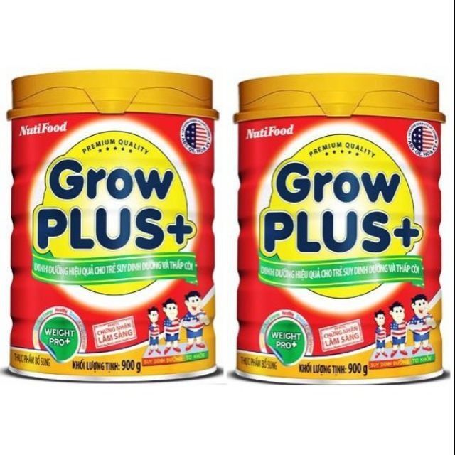 Sữa bột Grow plus+ lon 900g | Shopee Việt Nam