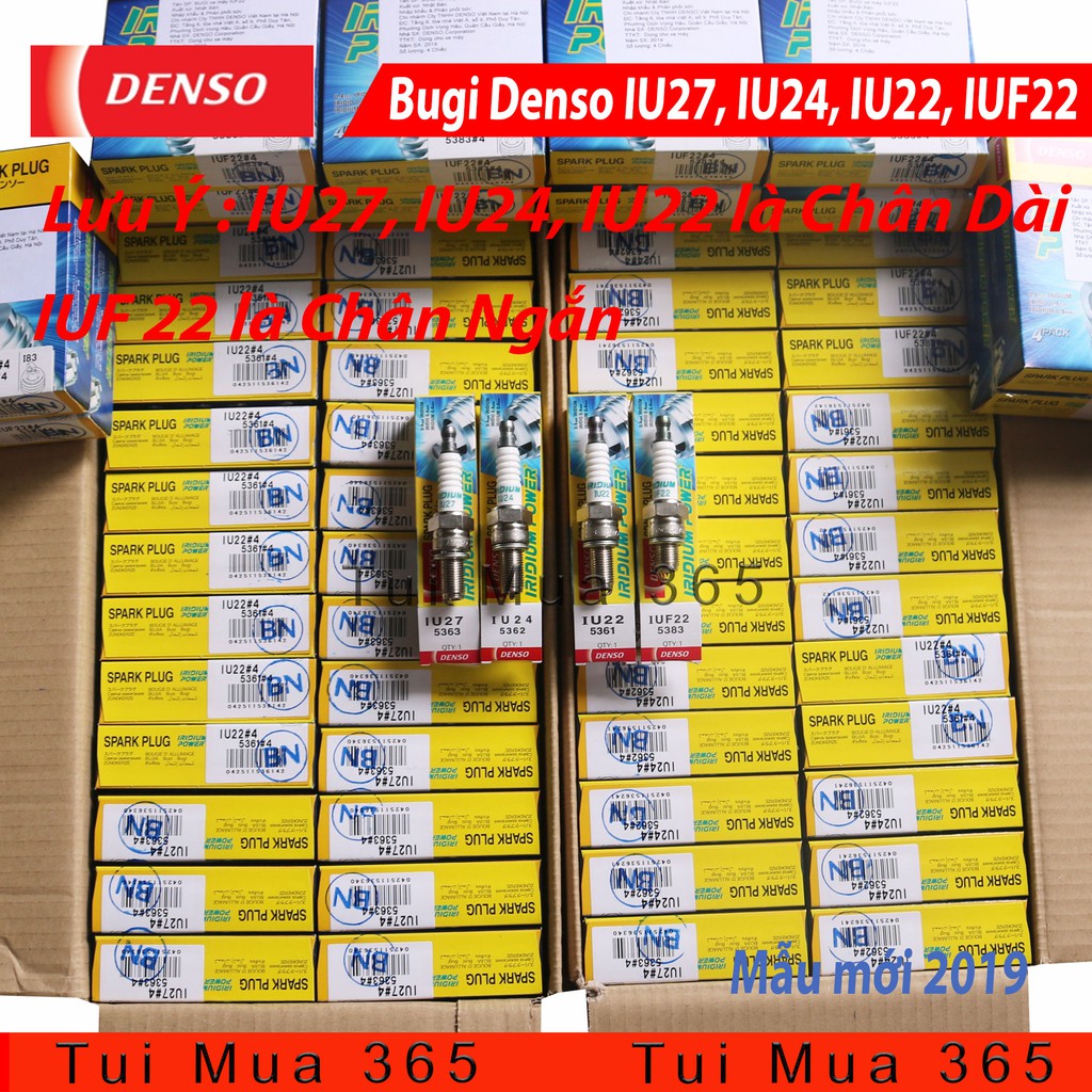 Bugi Denso IRIDIUM POWER IU27, IU24, IU22, IUF22 Chân Ngắn | Shopee ...