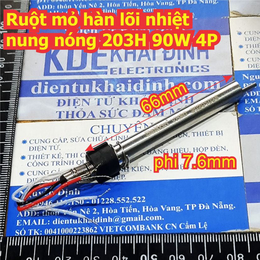 Ruột mỏ hàn lõi nhiệt nung nóng 203H 90W 4P 205H 150W 3P kde8407 | Shopee Việt Nam