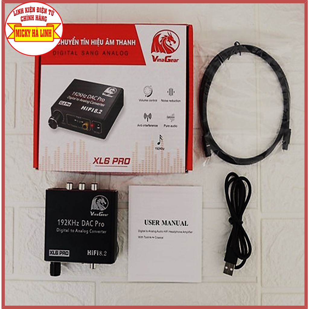 OPTICAL VINAGO XL6 PRO [CHÍNH HÃNG] - BỘ CHUYỂN ĐỔI ÂM THANH DIGITAL ...