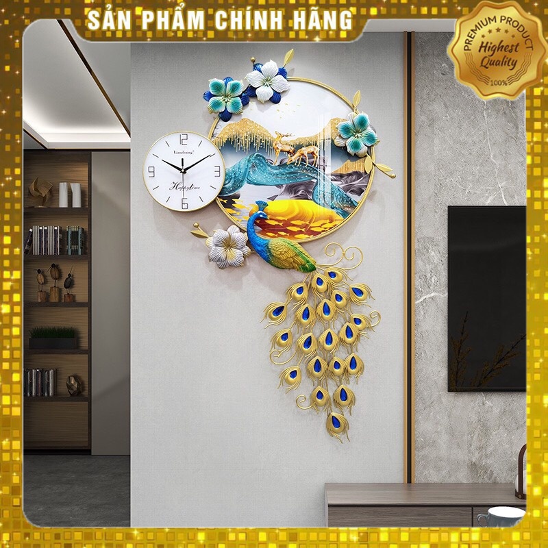 Đồng Hồ Treo Tường Nghê Thuật Chim Công 014-1 ( Hàng Chính Hãng ...