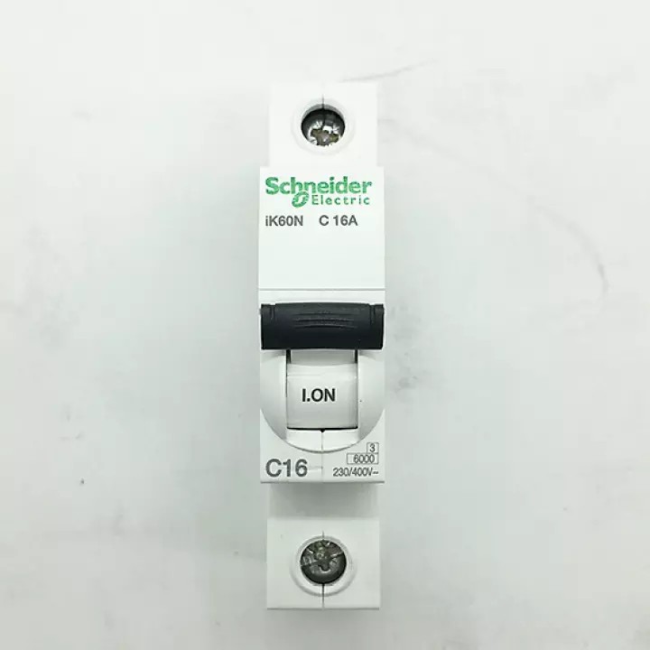 Aptomat, Cầu dao tự động ACTI 9 - MCB iK60N 1P, 6kA Schneider A9K27116 16A | Shopee Việt Nam