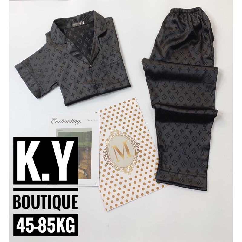 Pijama lua satin tay ngắn 45-90kg | Shopee Việt Nam