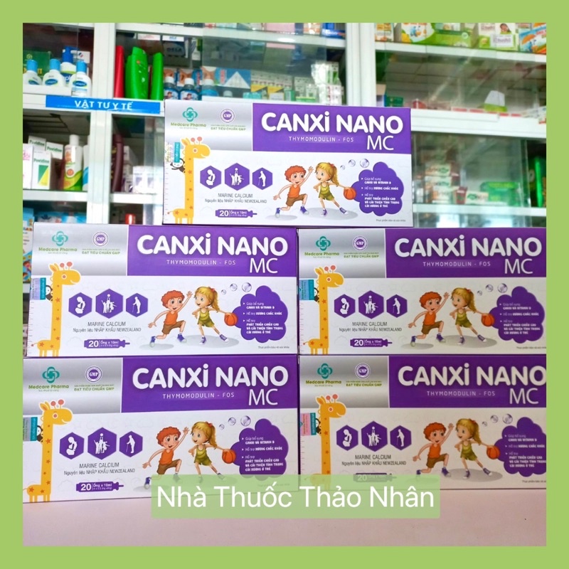 Siro Canxi Nano hộp 20 ống x 10g | Shopee Việt Nam