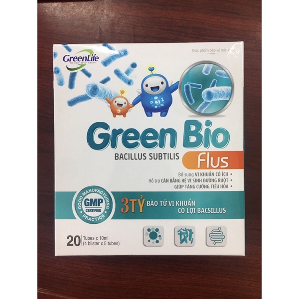 Men vi sinh hộp 20 ống Green Bio Plus | Shopee Việt Nam