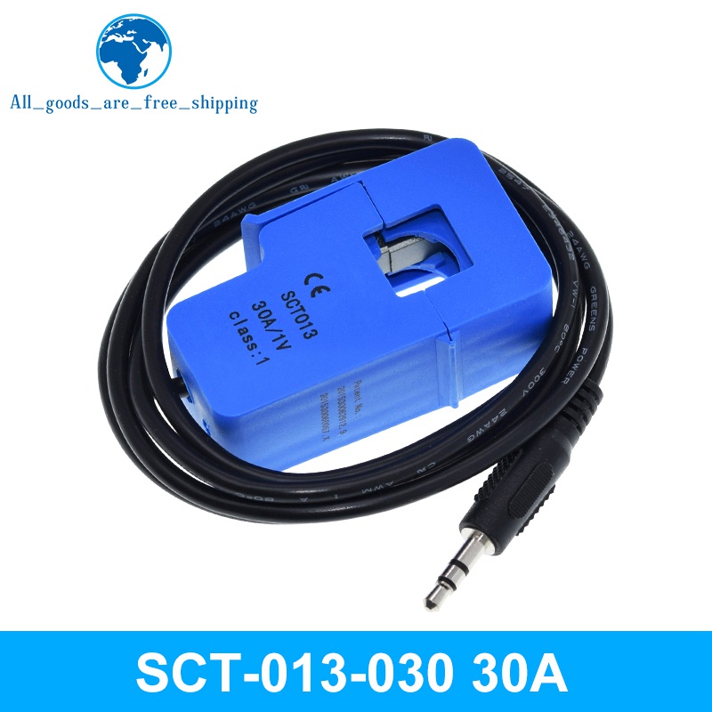 Bộ Cảm Biến Dòng Điện AC 10A 20A 30A 50A 60A 100A SCT-013-030 SCT-013-050 SCT-013-000 Chuyên ...