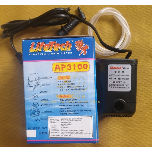 Máy bơm Lifetech AP 3100 công suất 28W Dùng Chạy Vệ Sinh Máy Điện Giải Ion Kiềm | Shopee Việt Nam