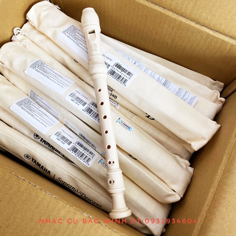 [Chính hãng] Sáo Recorder Soprano Yamaha YRS-24B Tone C, có tem chống ...