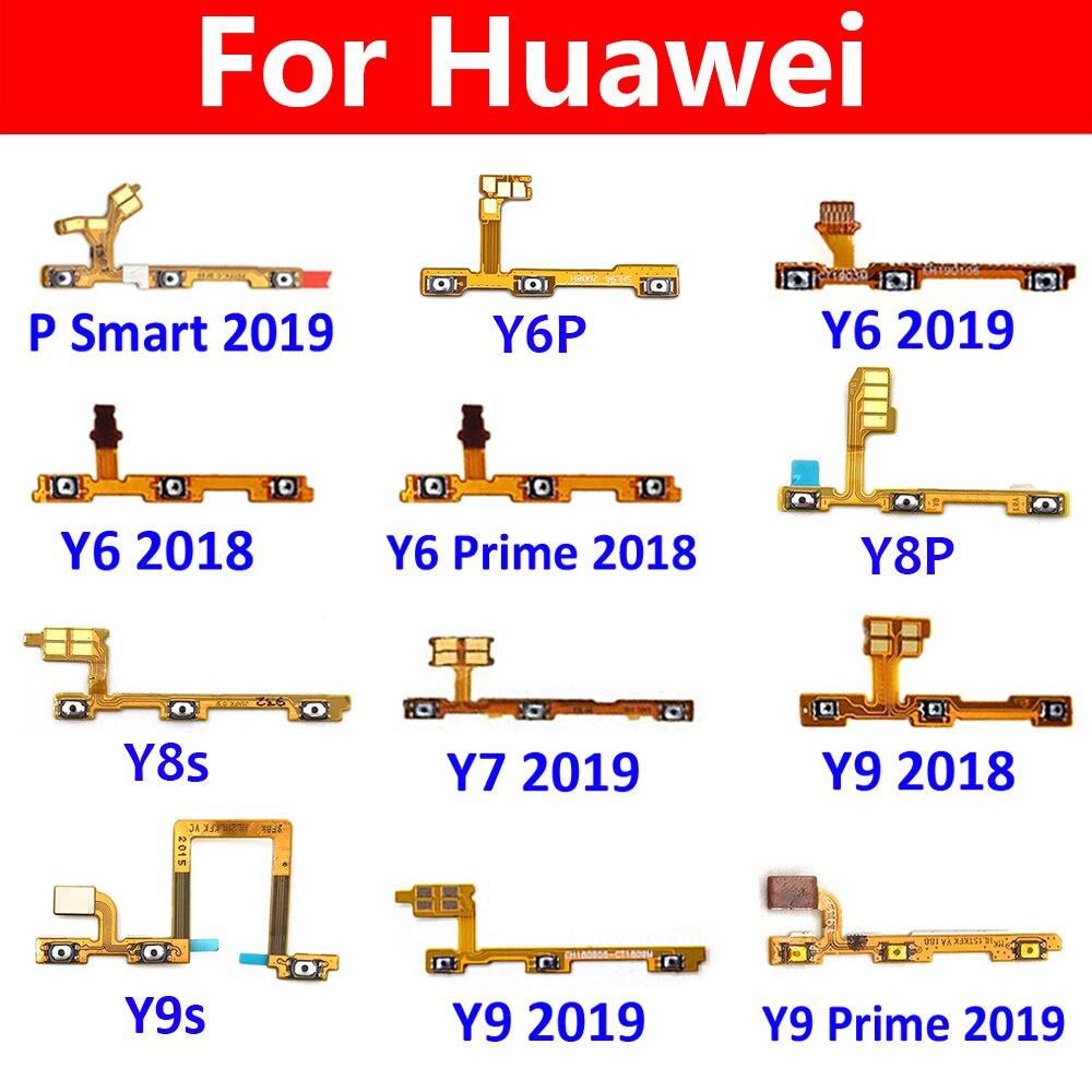 Nút Tắt Nguồn Cho Huawei Y5 Y6 Pro Y7 Y9 Prime 2017 2018 2019 Y6P Y9s ...