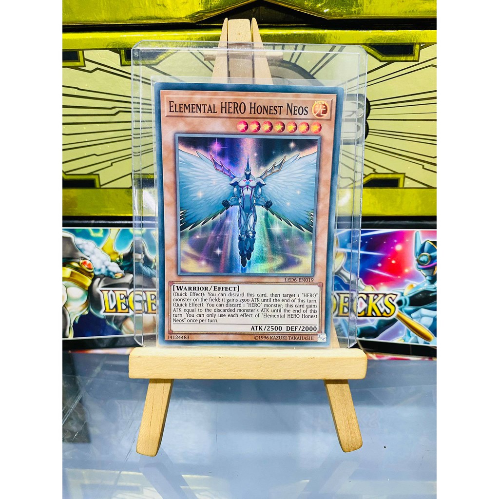 Lá bài thẻ bài Yugioh Elemental HERO Honest Neos – Super Rare - Tặng ...