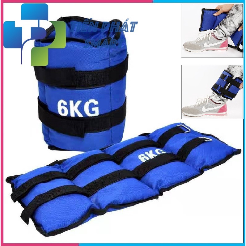 Bộ 2 Băng Tạ đeo chân tay,6kg/2 bên,mỗi bên 3kg,hỗ trợ tập luyện tay chân | Shopee Việt Nam