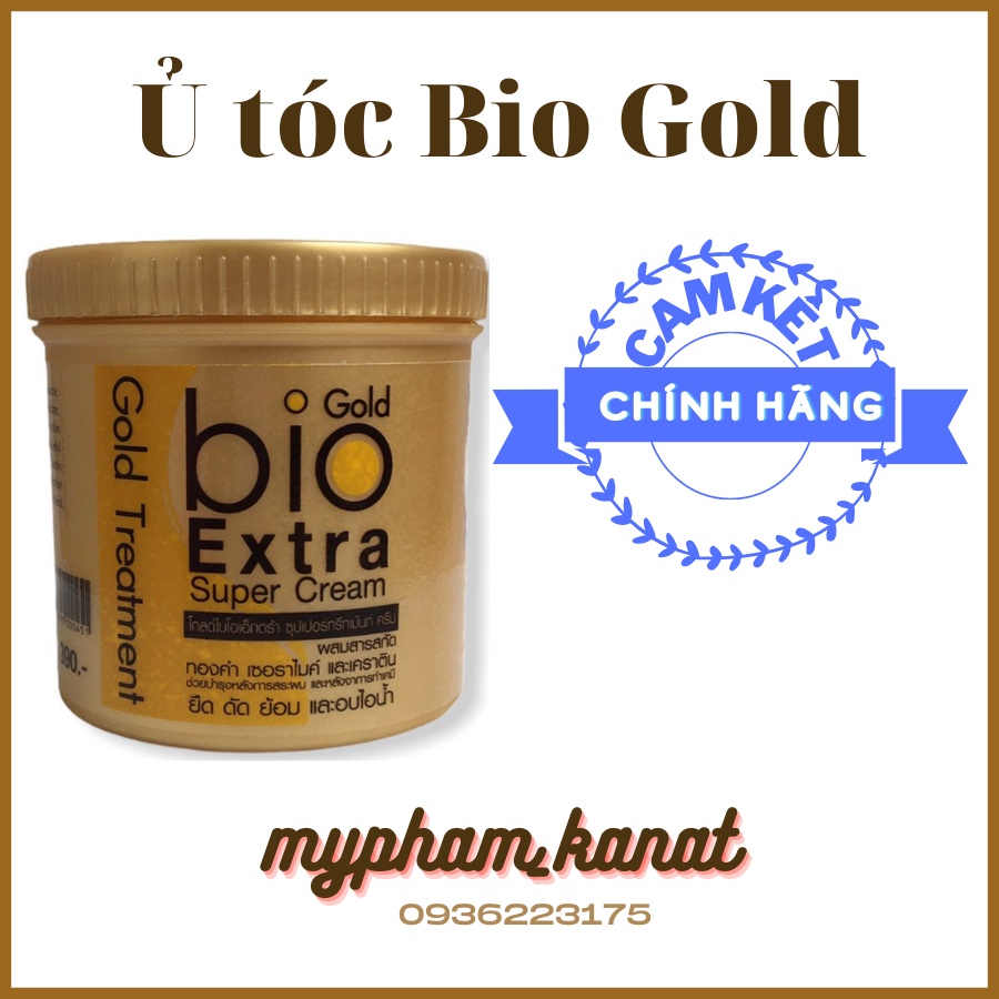 Ủ Tóc Bio Gold Extra Super Cream 500ml Chính Hãng Thái Lan_ sale cực ...