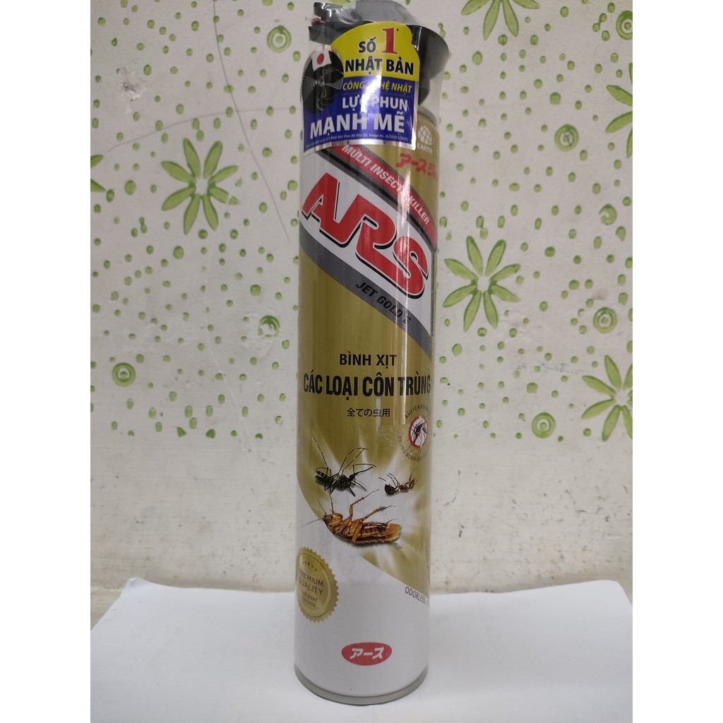 Bình xịt côn trùng ARS JET GOLD Không mùi 600 ml | Shopee Việt Nam