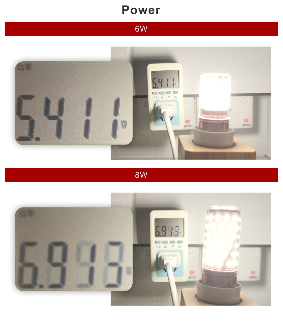 Bóng Đèn LED 6W 8W E27 E14 60 / 80Led SMD2835 220V Ánh Sáng Cao Hình Bắp Ngô Độc Đáo Trang Trí ...