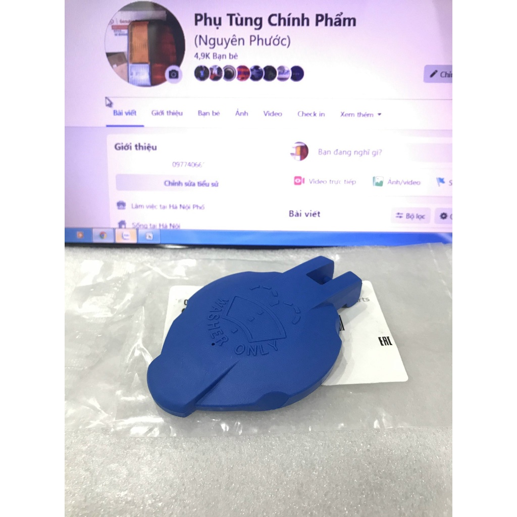 Nắp bình nước rửa kính KIA FORTE/ CERATO/ CARENS/ AVANTE / ELANTRA ...