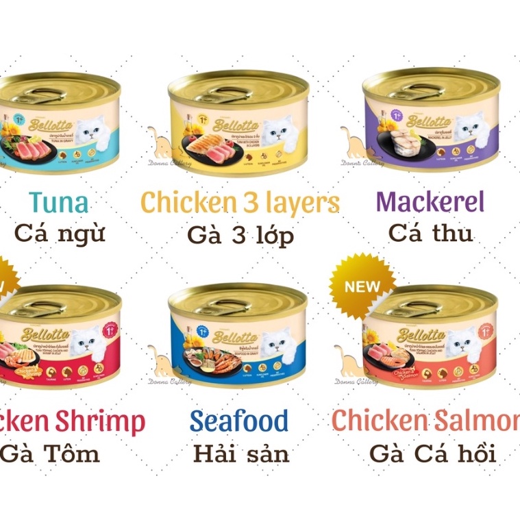 Pate Cho Mèo Bellotta Dạng Lon 85g | Shopee Việt Nam