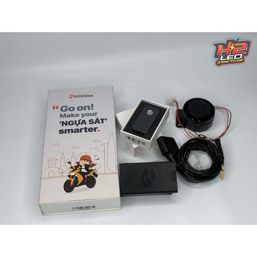 Bộ chống trộm cao cấp Fox one Pitech + Chìa Pi + bao da - H2LED | Shopee Việt Nam