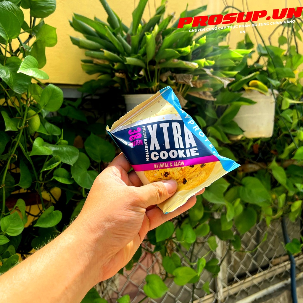 Bánh Cookie Protein - My Protein (75g/bánh) - Xtra Cookie - Giàu dinh dưỡng bổ sung protein, hỗ ...