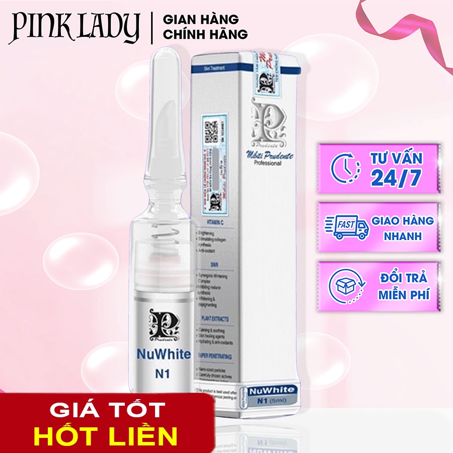 Kem Hồng Nhũ Hoa Nuwhite N1 Mibiti Prudente, Kem Làm Hồng Ti N1 Nuwhite 5mL Chính Hãng | Shopee ...