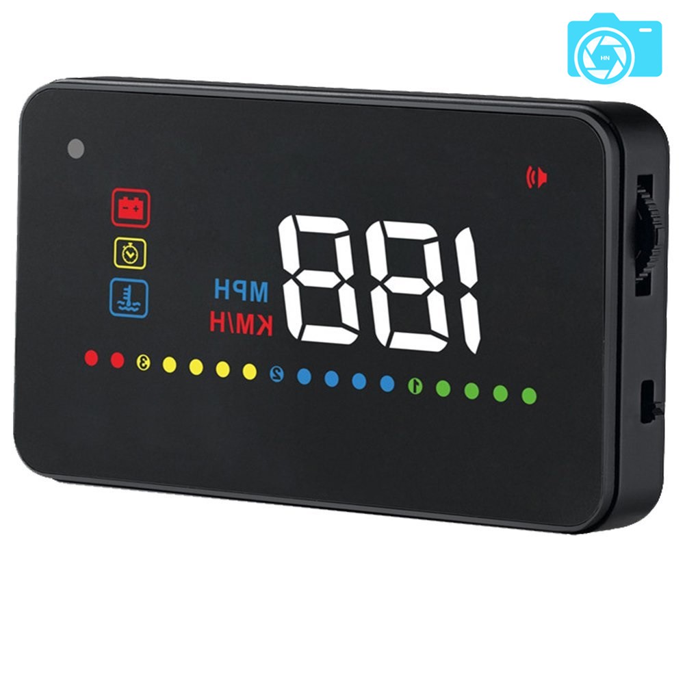 Hiển thị thông tin kính lái HUD-A200, thông báo tốc độ, nguồn acqui, vòng tua máy, nhiệt độ nước ...