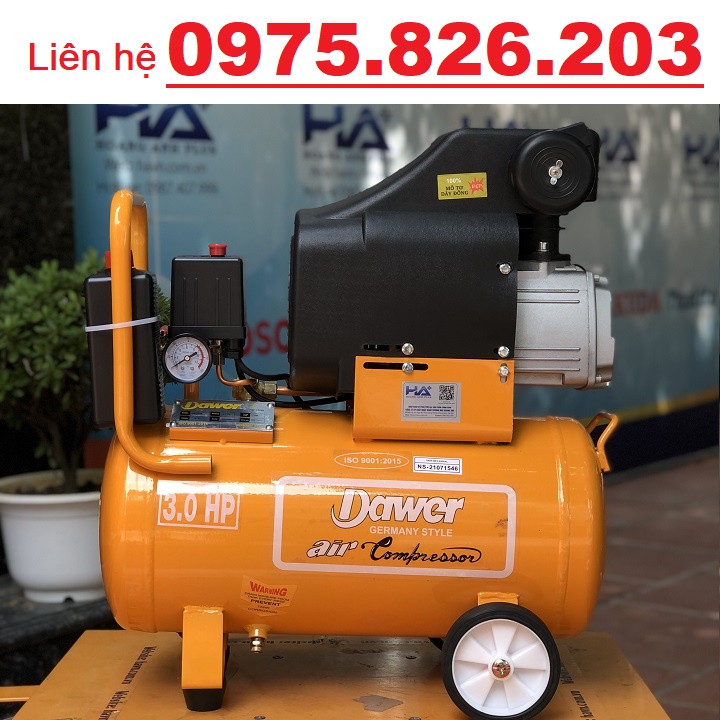 [Freeship] Máy Nén Khí Có Dầu Liền Trục Dawer DA 4230 3HP 30L | Shopee ...