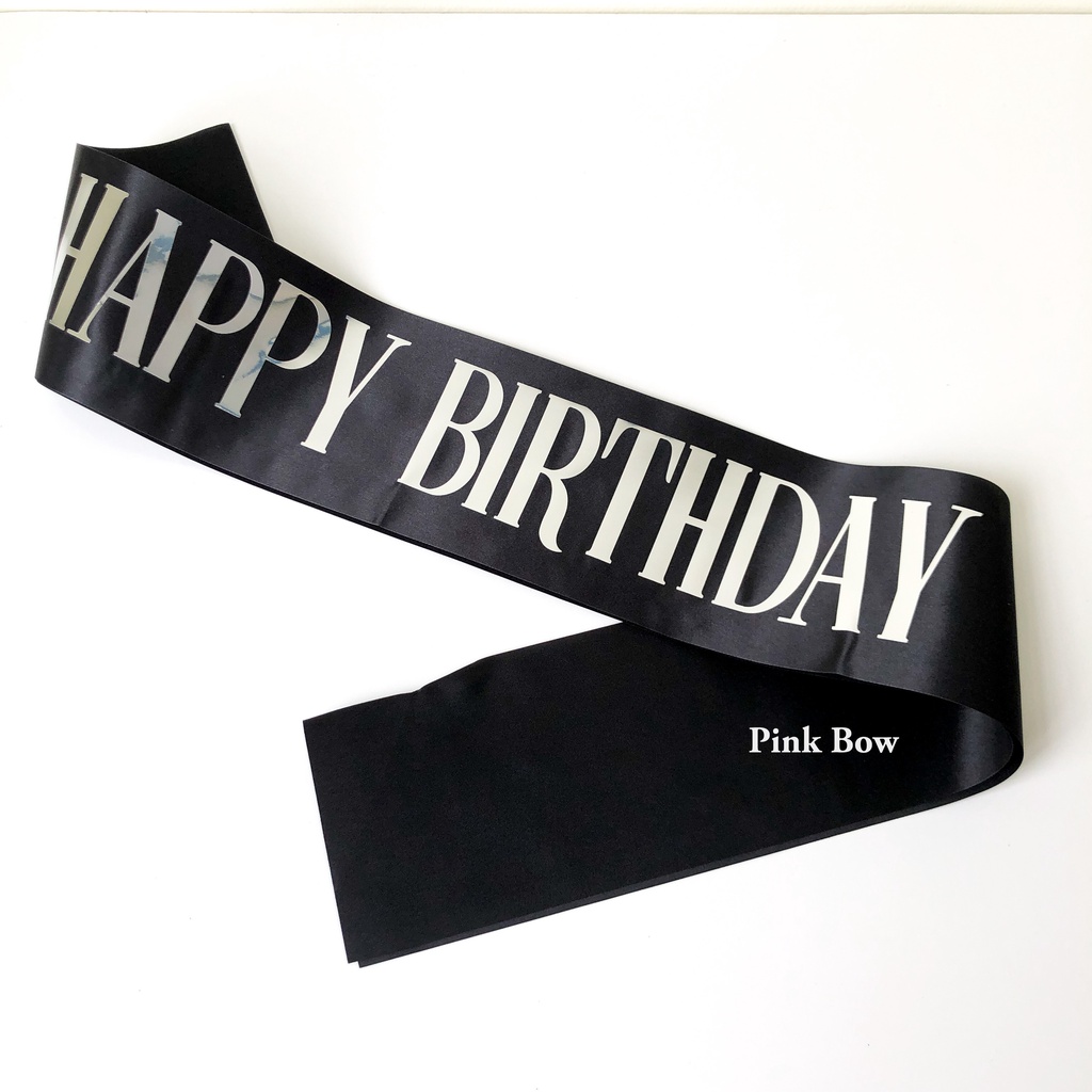 Băng Đeo chéo người bằng Vải Happy Birthday/ HPBD/ Birthday Girl - Boy ...