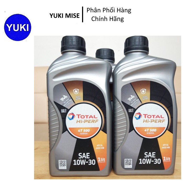 Dầu Nhớt Cho Xe Tay Ga TOTAL Hi-Perf 4T Scooter 10W30 1000ml Cao Cấp | Shopee Việt Nam