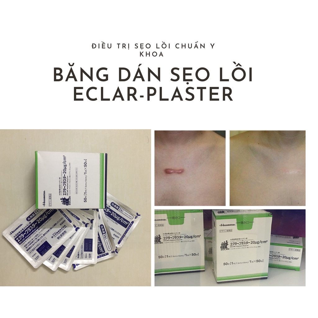 Miếng dán sẹo lồi ECLAR PLASTER (HISAMITSU Nhật Bản) | Shopee Việt Nam
